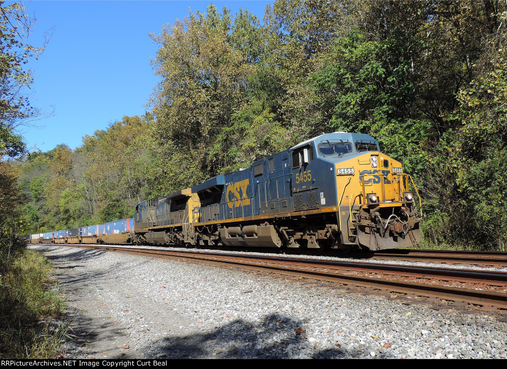 CSX 5455 and 337